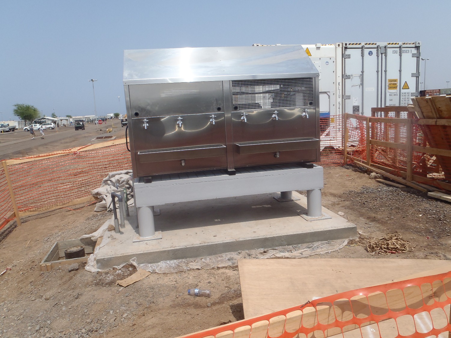 Install Exterior Water Chillers - FW Contracting