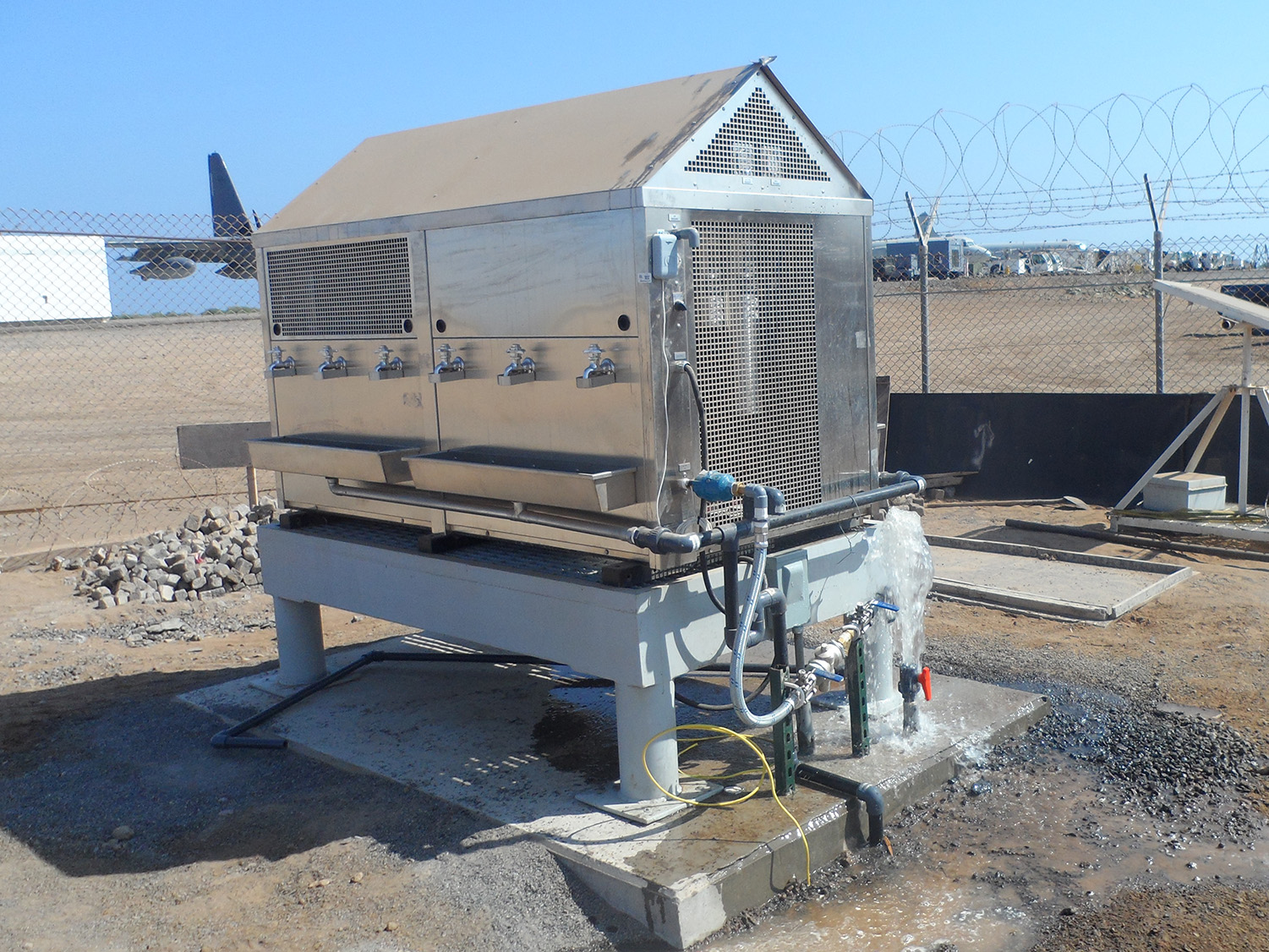 Install Exterior Water Chillers - FW Contracting