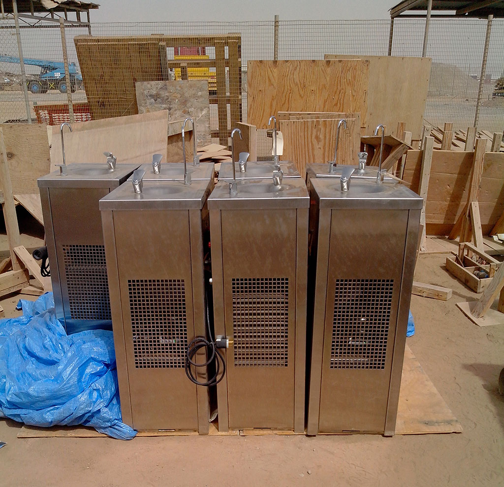 Install Interior Drinking Fountains at Various Locations - FW Contracting